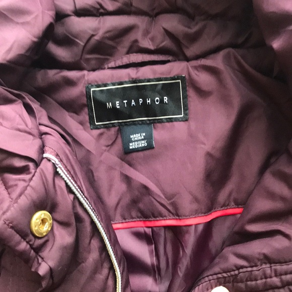 Metaphor | Jackets & Coats | Metaphor Burgundy Coat Gently Used | Poshmark
